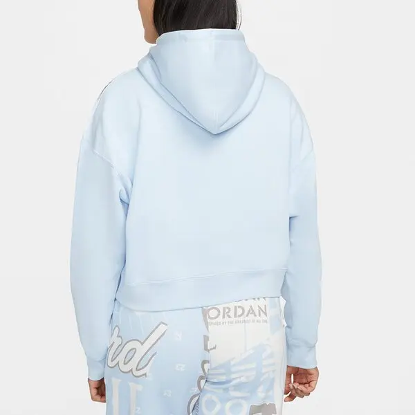 JORDAN Air Funny Pattern Knit Short Pullover Hoodie