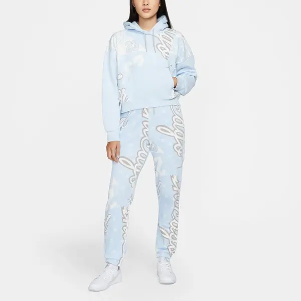 JORDAN Air Funny Pattern Knit Short Pullover Hoodie
