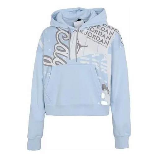 JORDAN Air Funny Pattern Knit Short Pullover Hoodie - Default Color