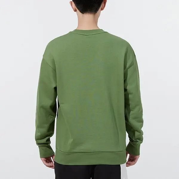 PUMA Contrasting Colors Zipper Pocket Round Neck Pullover