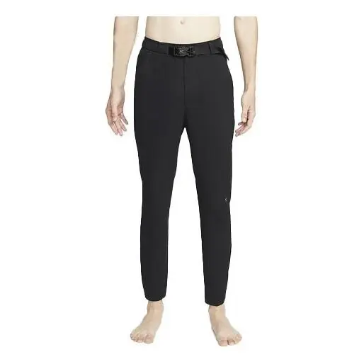 Nike X Mmw Crossover Ss22 Elastic Waist Solid Color Casual Long Pants/trousers Autumn Black - Multi-color