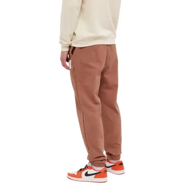 JORDAN Solid Color Label Lacing Bundle Feet Sports Pants Earthy Yellow
