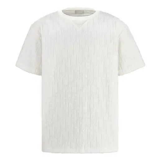 Dior Oblique Print Cotton Terry T-shirt