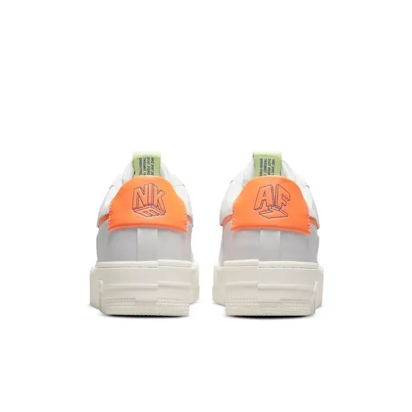 Nike Force 1 Pixel Sneakers - White/orange/blue