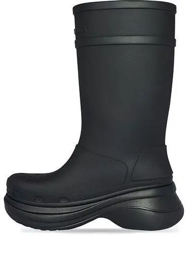 Balenciaga Crocs X Boots - Black