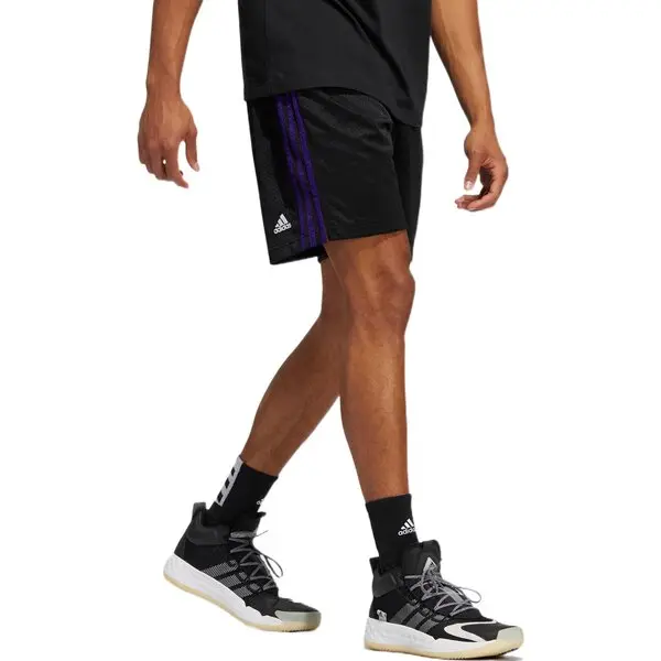 Adidas Sports Shorts With Stripe Detailing