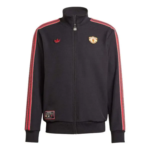 Adidas Manchester United Track Jacket - Black/red