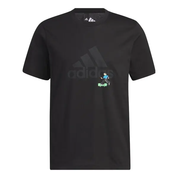 Adidas Graphic Logo T-shirts - Black