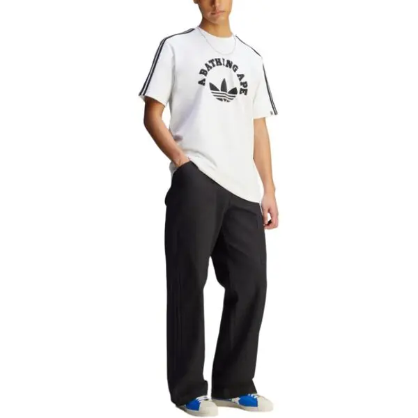 Adidas X Bape T-shirt Asia Sizing 'white