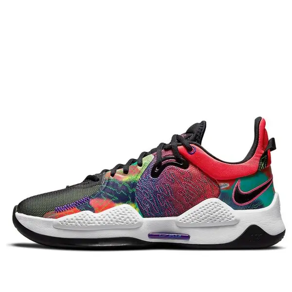 Nike Pg 5 Basketball Sneakers - Black/multi-color