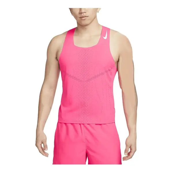 Nike Dri-fit Adv Aeroswift Racing Vest - Pink