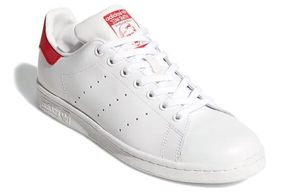 Adidas Stan Smith Sneakers - White/red
