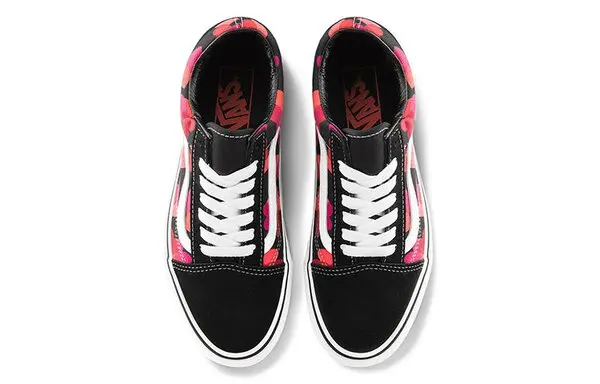 VANS Old Skool 'valentines Hearts' Low Top Sneakers - Red