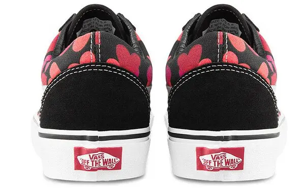 VANS Old Skool 'valentines Hearts' Low Top Sneakers - Red