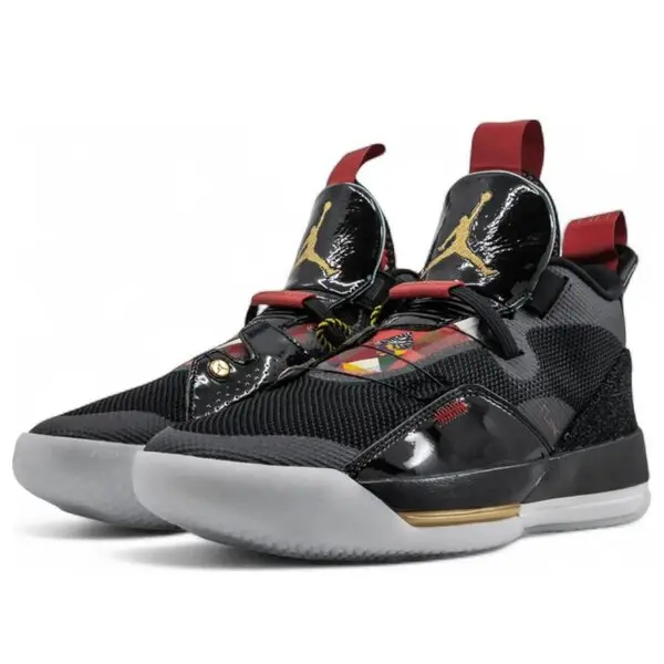 JORDAN Air 33 High Top Sneakers - Black/multi
