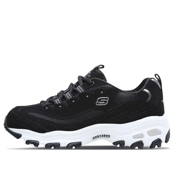 Sketchers D'lites Sneakers - Black/silver