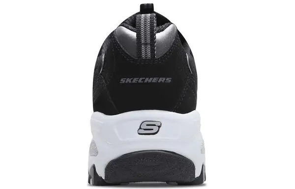 Sketchers D'lites Sneakers - Black/silver