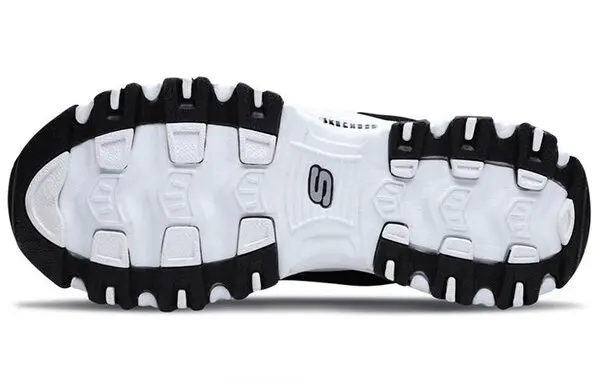 Sketchers D'lites Sneakers - Black/silver