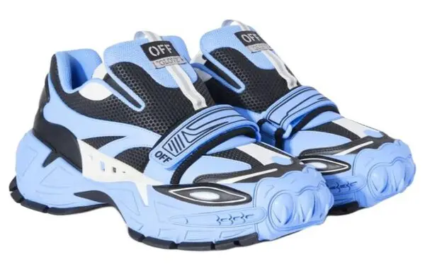 Off-White Glove Slip-on Sneakers - Light Blue/black