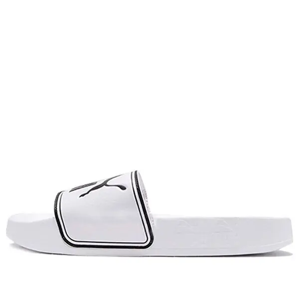 PUMA Leadcat Slide Sandals - White
