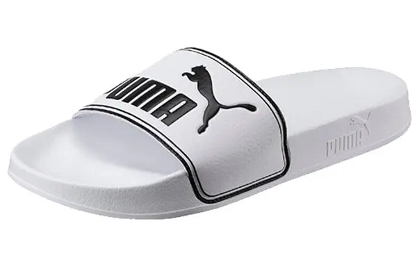 PUMA Leadcat Slide Sandals - White