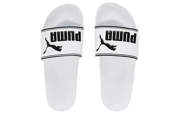 PUMA Leadcat Slide Sandals - White