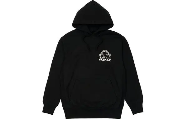 PALACE X Evisu Fw21 Tri-godhead Hoodie - Black