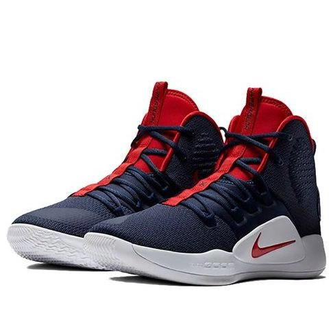 Nike Hyperdunk X Ep 'usa' Athletic Sneakers - Red
