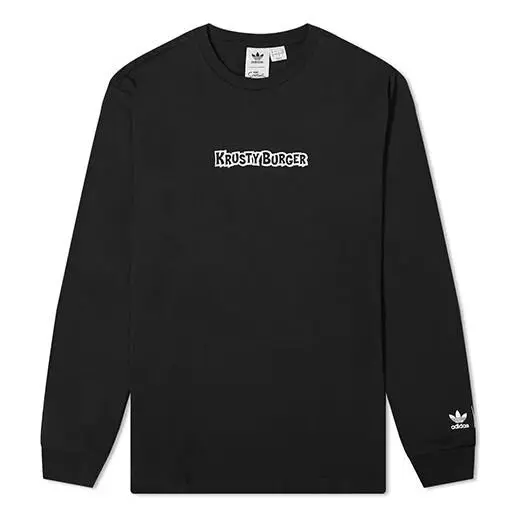 Adidas Originals Simpsons Krusty Burger Long Sleeve T-shirt - Black