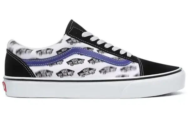 VANS Old Skool 'blur Boards' Low Top Sneakers - Black