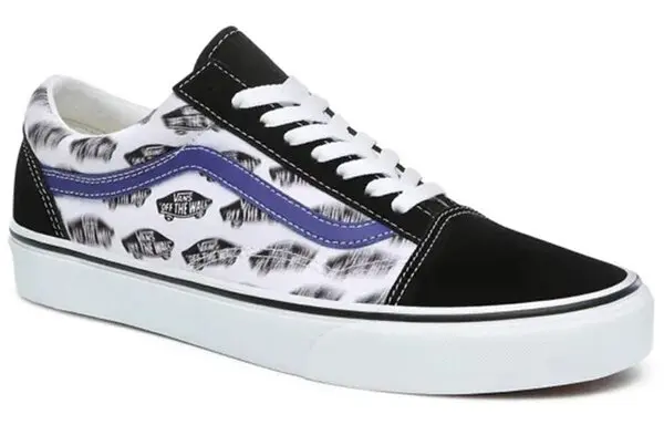 VANS Old Skool 'blur Boards' Low Top Sneakers - Black