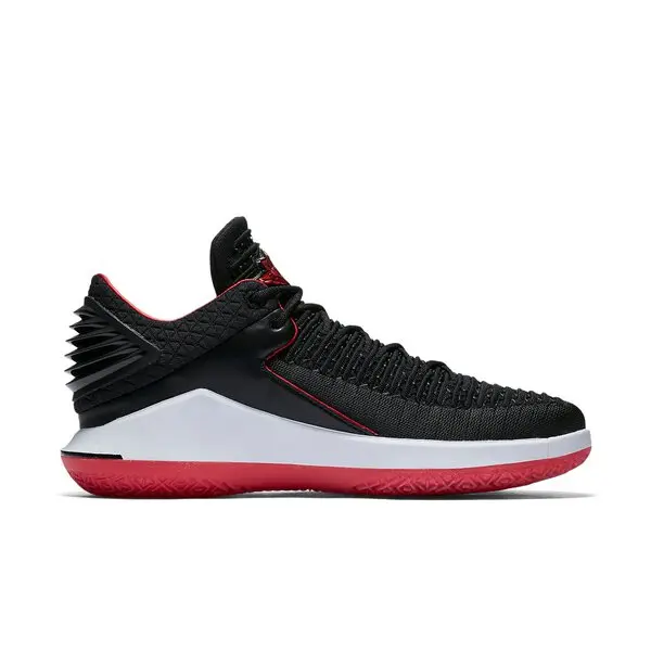 JORDAN 32 Low 'banned' Sneakers - Black/white/red