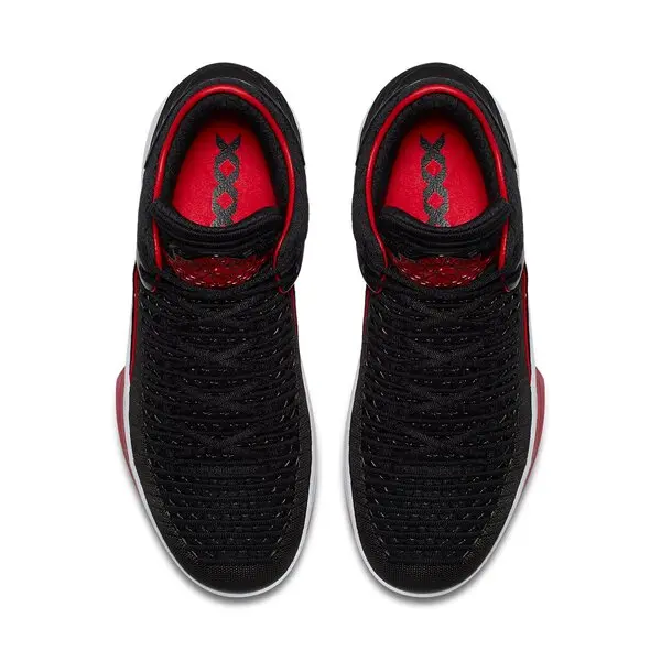 JORDAN 32 Low 'banned' Sneakers - Black/white/red