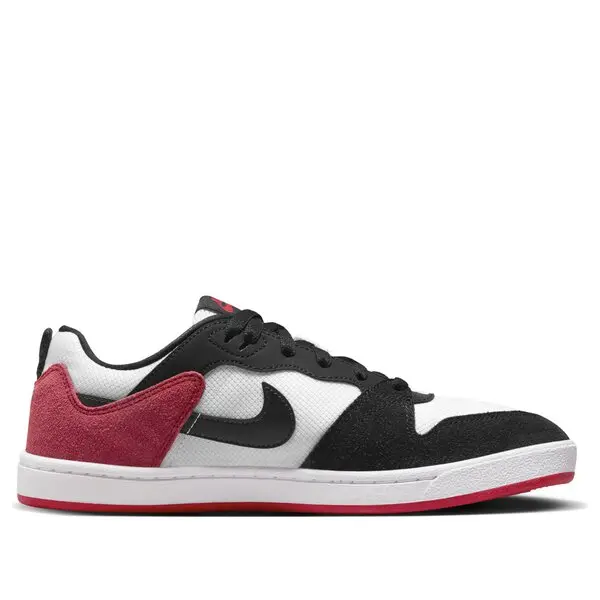Nike Alleyoop Low Top Sneakers - Black/white/university Red