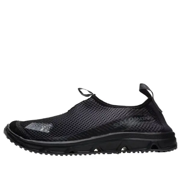 SALOMON Rx Moc 3.0 Suede Slip-on Sneakers - Black/magnet/black