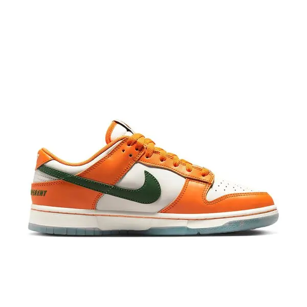 Nike Florida A&m University Dunk Low 'rattlers - Whiteorange