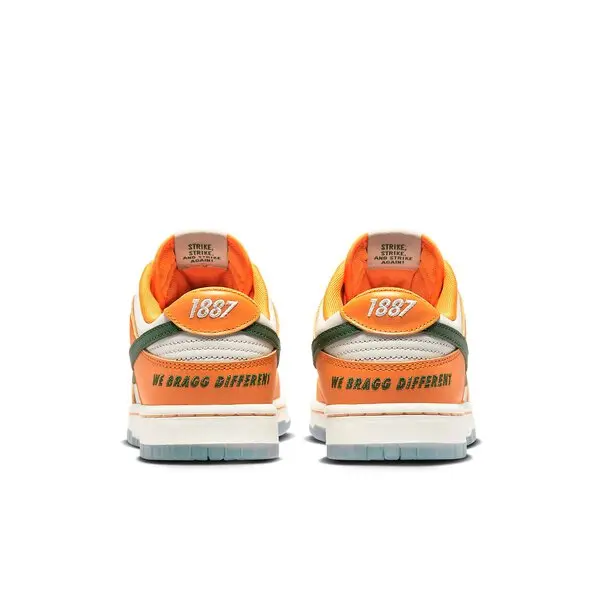 Nike Florida A&m University Dunk Low 'rattlers - Whiteorange