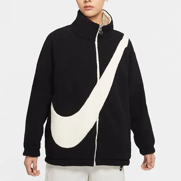 Nike Reversible Fleece Jacket With Large Logo