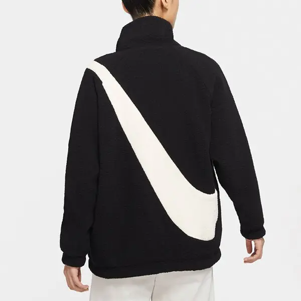 Nike Reversible Fleece Jacket With Large Logo