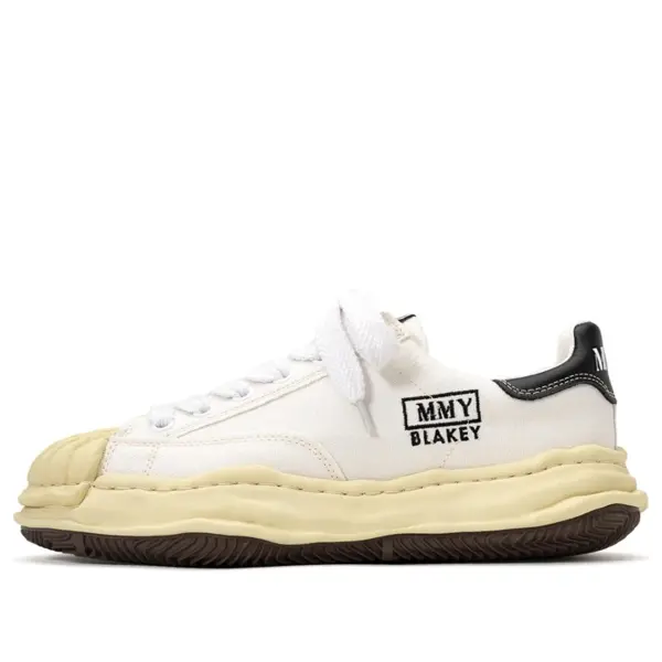 Mihara Yasuhiro Blakey Vl Og Sole Canvas Low-top Sneakers - White