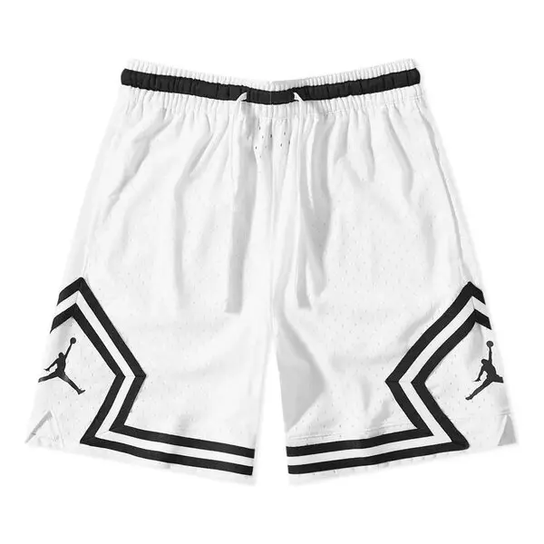 JORDAN Sport Dri-fit Diamond Shorts - White/black