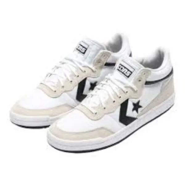 CONVERSE Fastbreak Pro Leather & Suede Sneakers - White/black/beige
