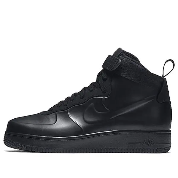 Nike Force 1 Foamposite Cup High Top Sneakers - Black