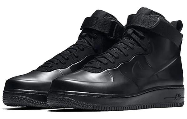 Nike Force 1 Foamposite Cup High Top Sneakers - Black
