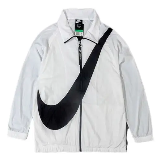 Nike Big Swoosh Collar Jacket - White