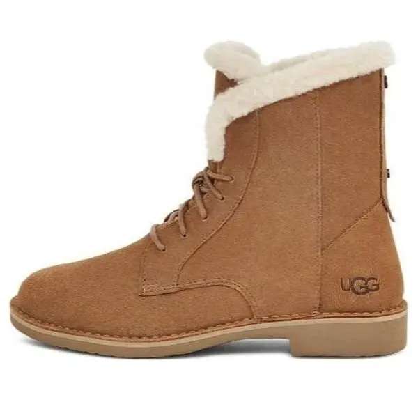 UGG Lace Up Mid Calf Boots