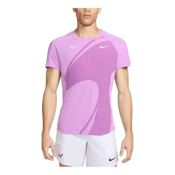 Nike Dri-fit Adv Short-sleeve Tennis Top - Rush Fuchsia