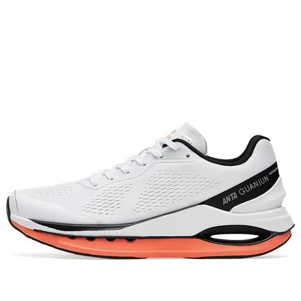 ANTA Star Ring Elite Athletic Sneakers - White/black/orange
