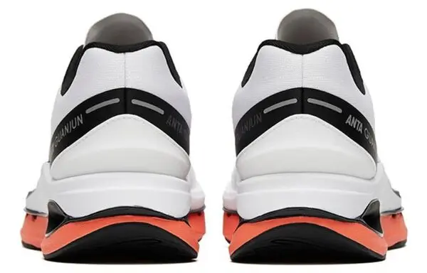 ANTA Star Ring Elite Athletic Sneakers - White/black/orange
