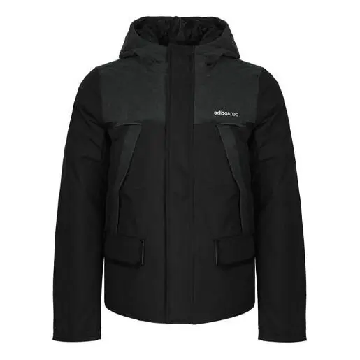 Adidas Neo Hooded Down Jacket - Multi-color